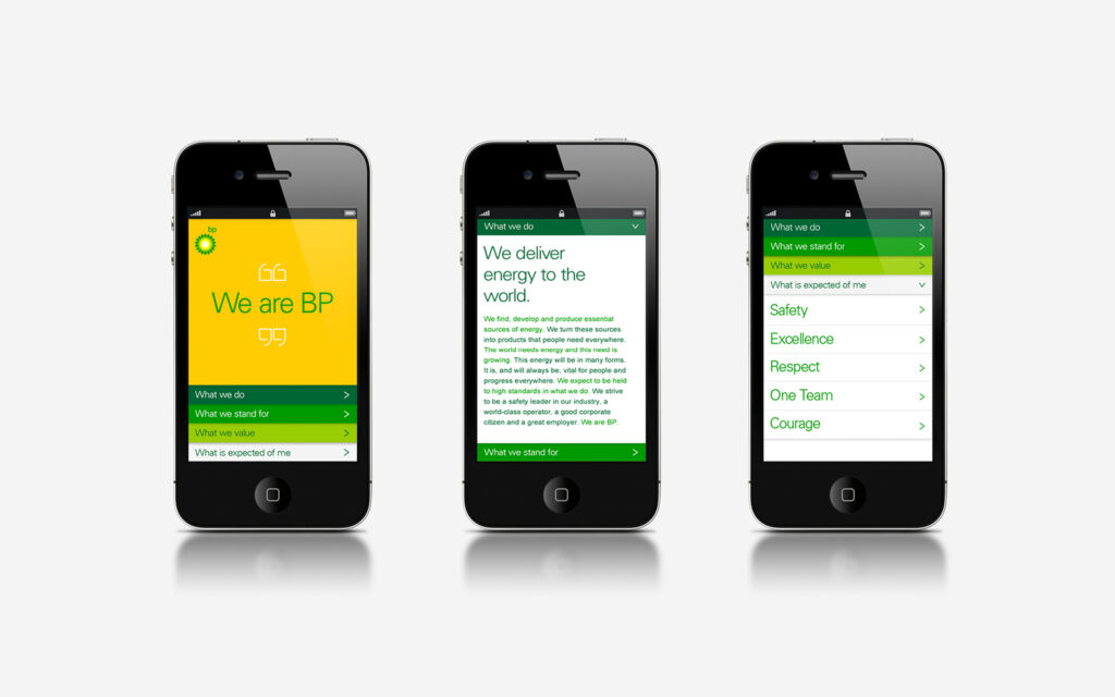 BP’s new values and behaviours: engaging employees | The Team