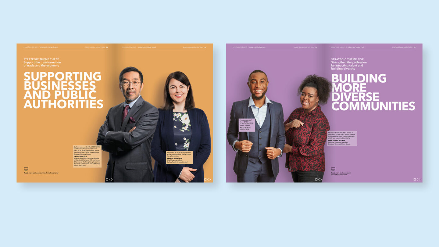 ICAEW: Digital first annual report | Corporate Reporting | The Team